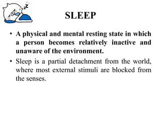 Physiology of Sleep | PPT