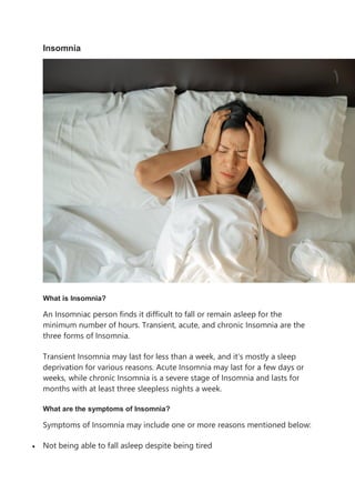 Sleep Disorders: Everything You Need to Know | PDF