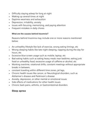 Sleep Disorders: Everything You Need to Know | PDF | Sleep Disorders ...