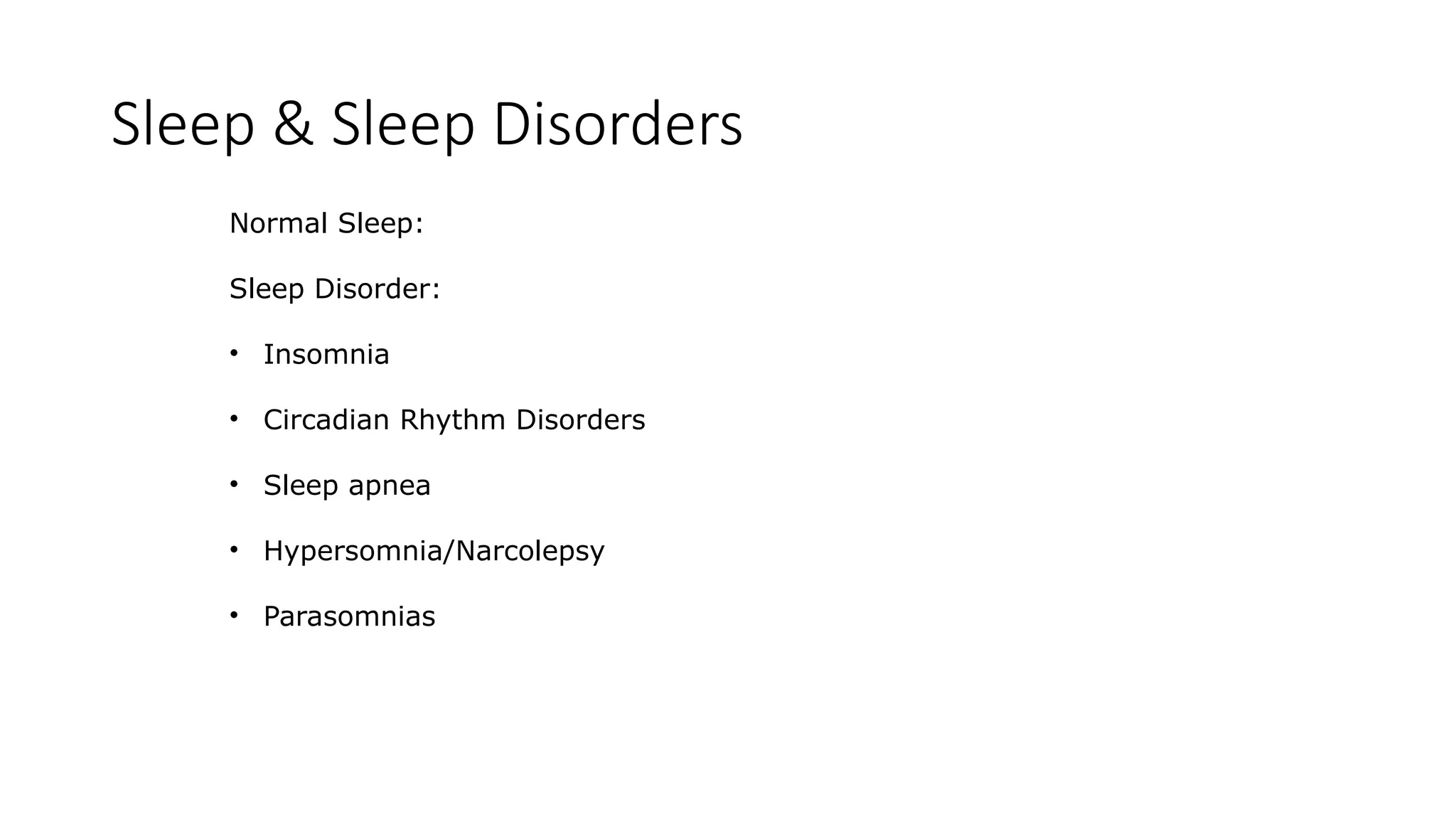 Sleep Disorders and its prevention..pptx