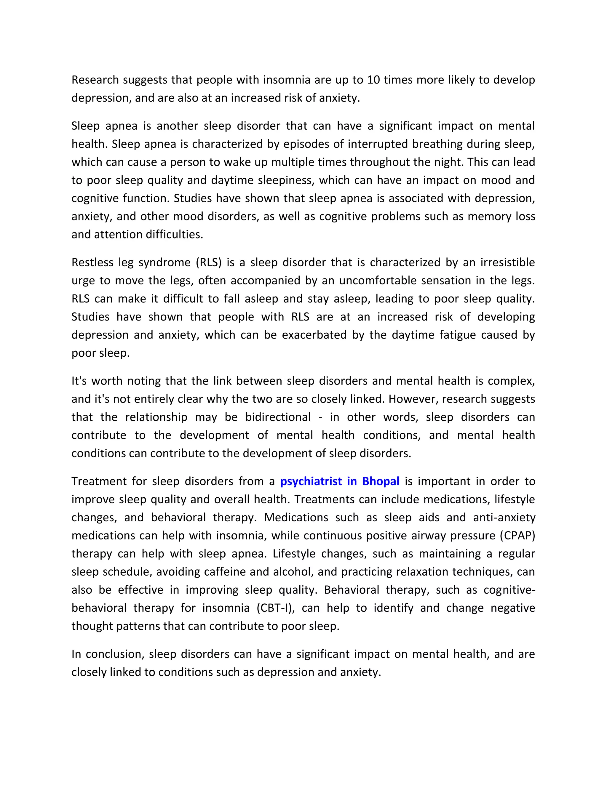 Sleep Disorders and Their Impact on Mental Health.pdf