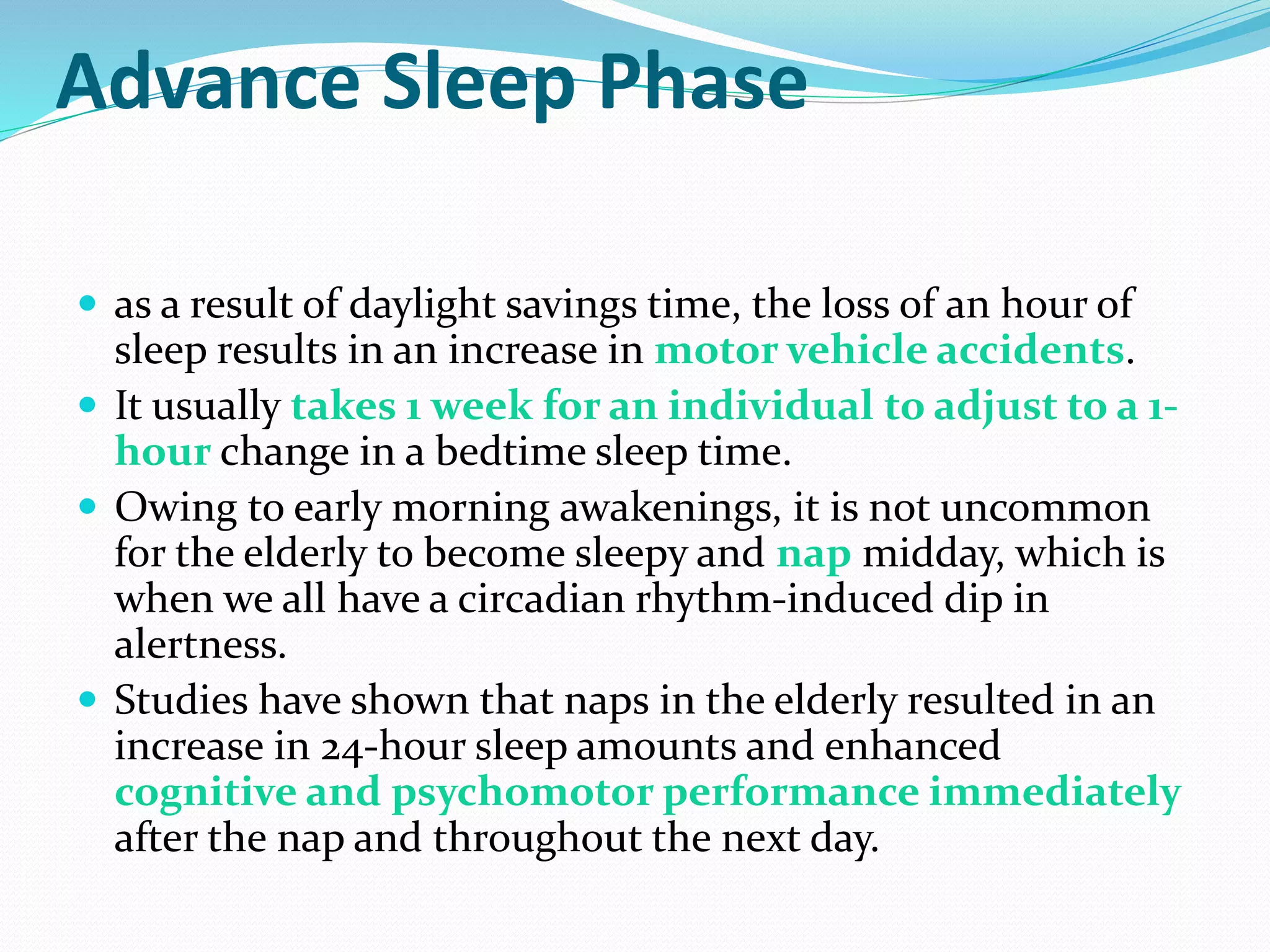 Sleep disorders in elderly | PPTX