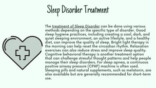 Sleep Disorders: Types, Causes and Treatment | Solh Wellness | PPT