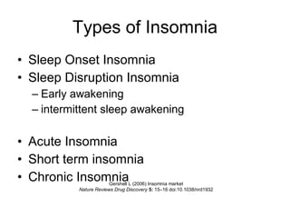 Sleep Disruption | PPT | Herbs and Supplements | Alternative Medicine