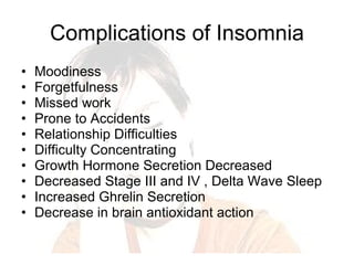 Sleep Disruption | PPT