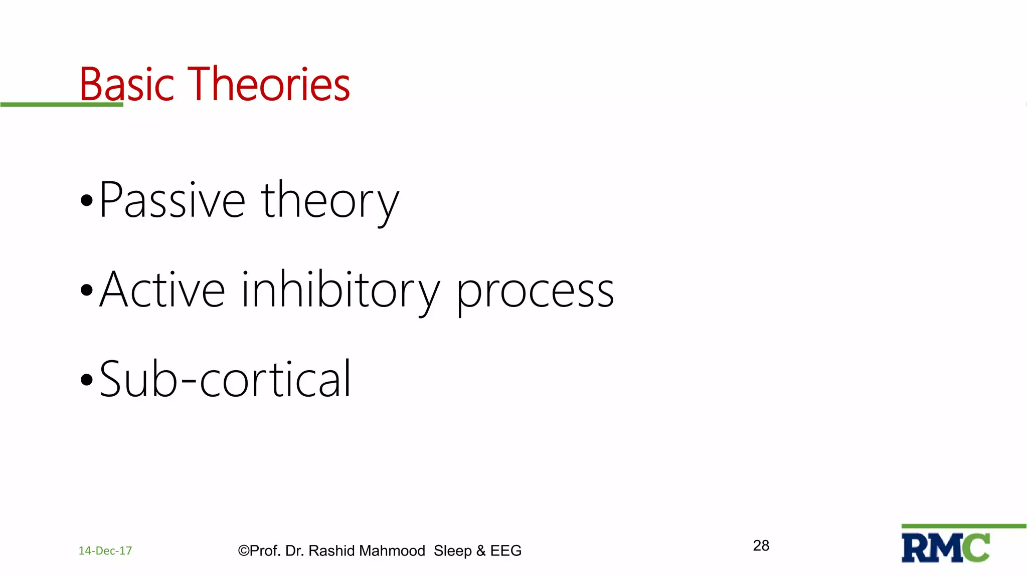 Sleep Physiology & EEG (Electroencephalogram) | PPTX