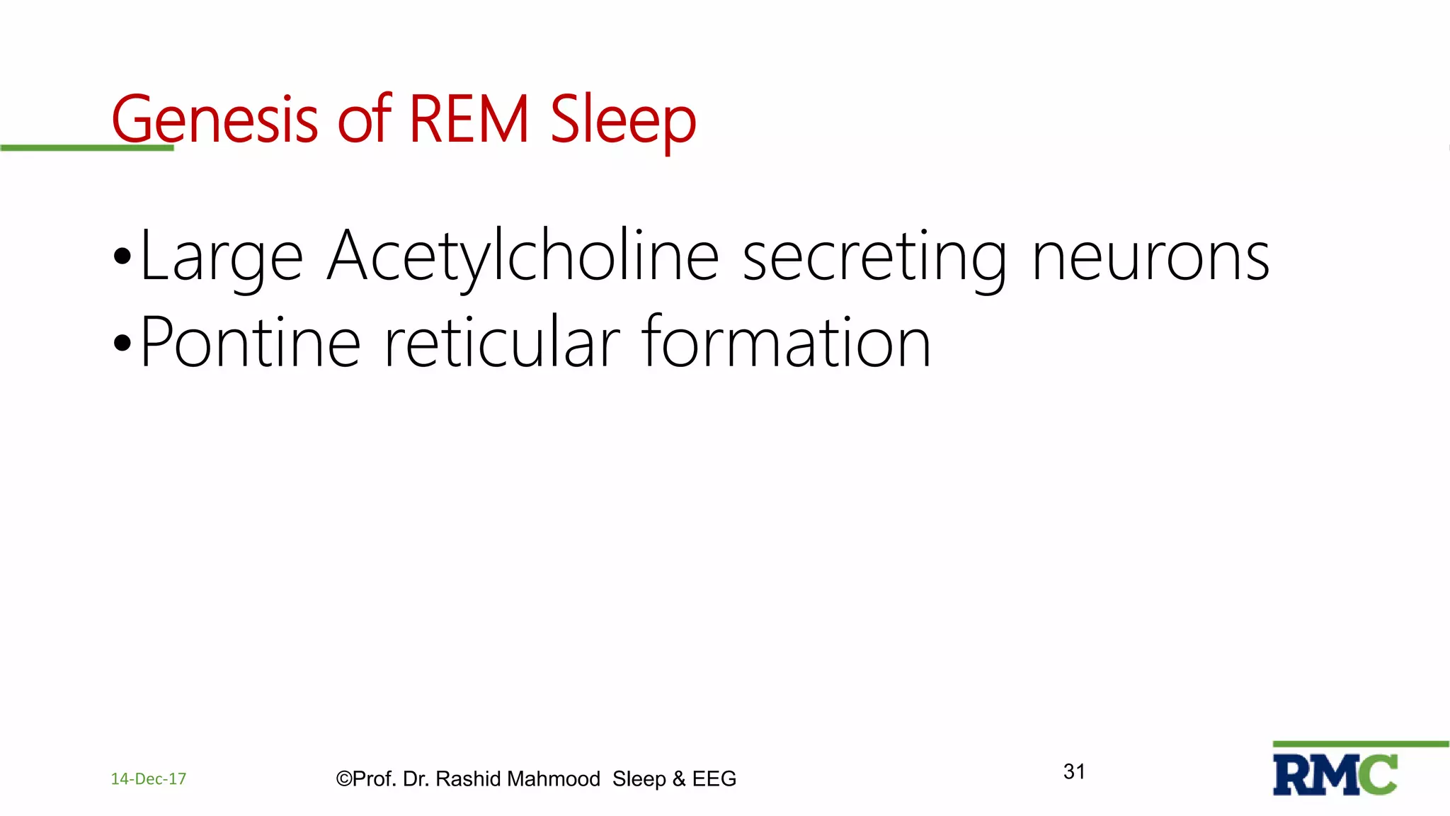 Sleep Physiology & EEG (Electroencephalogram) | PPTX