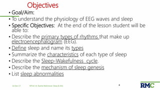 Sleep Physiology & EEG (Electroencephalogram) | PPTX