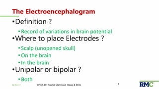 Sleep Physiology & EEG (Electroencephalogram) | PPTX