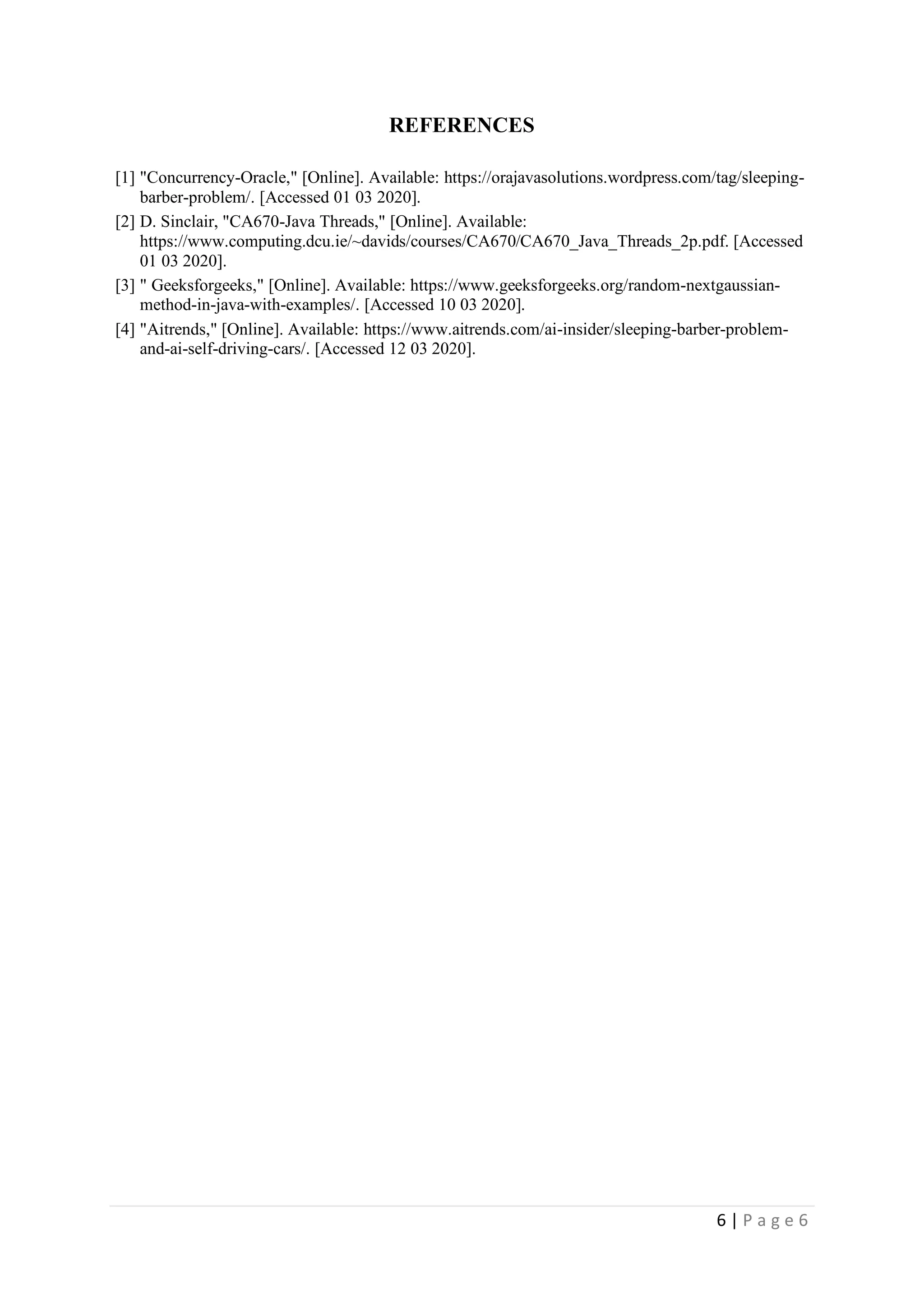 Sleeping barber | PDF