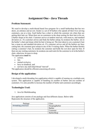 Sleeping barber | PDF