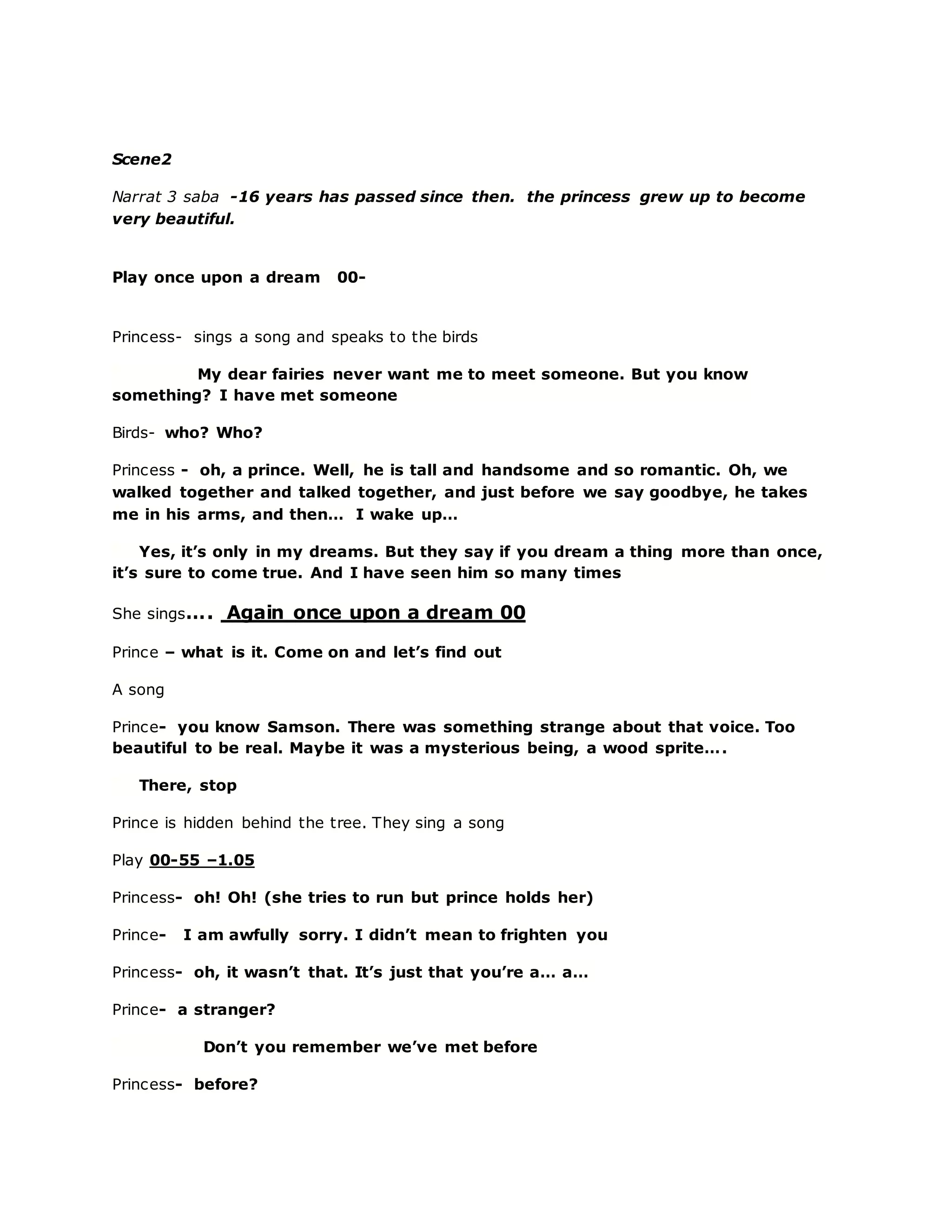 Sleeping beauty (play script) | DOCX