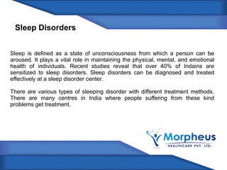 Sleeping disorder | PPT