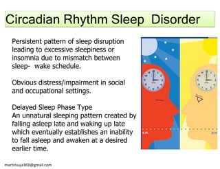 Sleep disorders - a brief medical study | PPTX