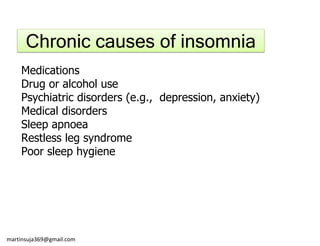 Sleep disorders - a brief medical study | PPTX