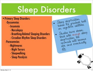 Sleep Disorders | PPT