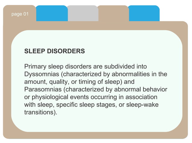 Sleeping disorders powerpoint | PPT