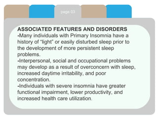 Sleeping disorders powerpoint | PPT