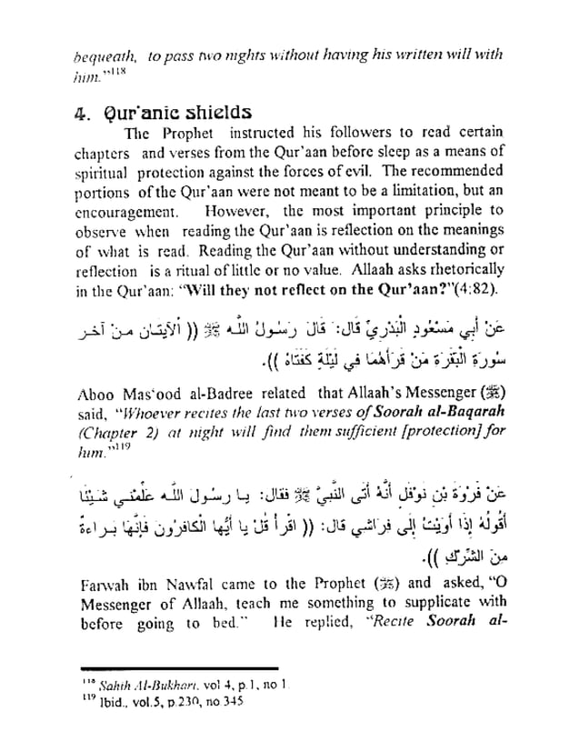 Sleeping etiquette in Islam | PDF