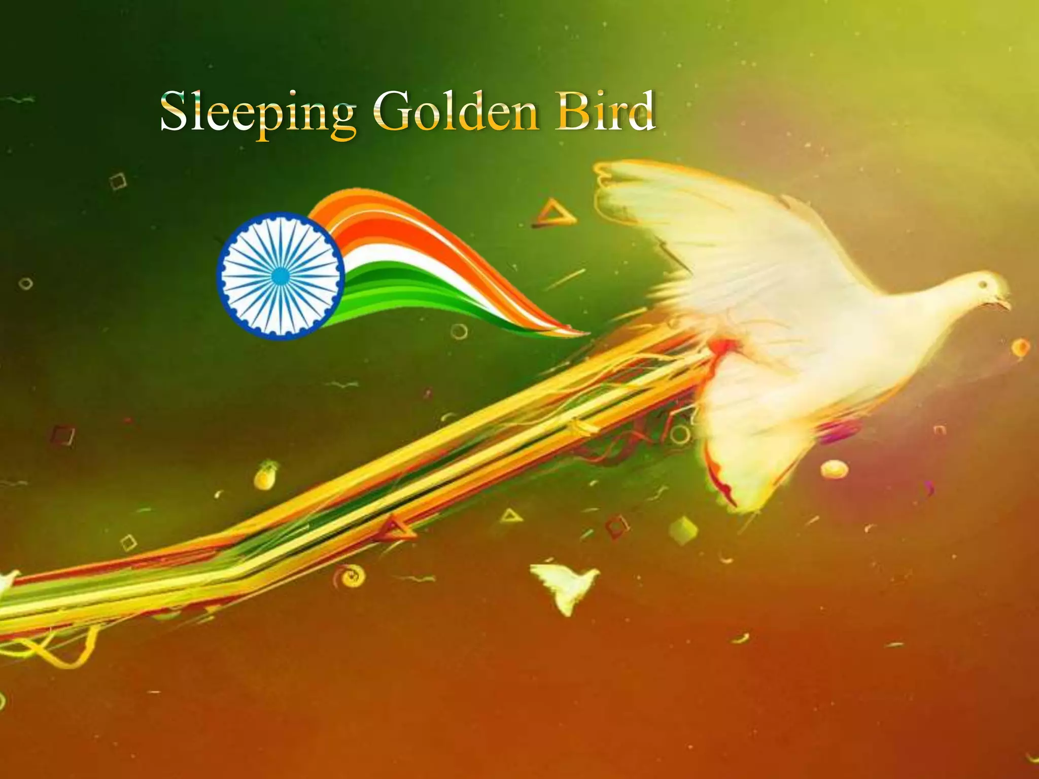 Sleeping golden bird - Sovereign Gold Bond Scheme/ Gold Monetization ...