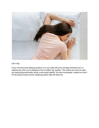 Sleeping Position 2.pdf | Pregnancy | Reproductive Health