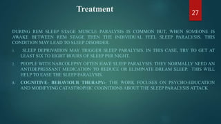 Sleep paralysis | PPTX