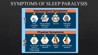 Sleep paralysis powerpoint presentation for kids | PPTX