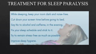 Sleep paralysis powerpoint presentation for kids | PPT