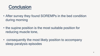 Sleep Paralysis | PPTX