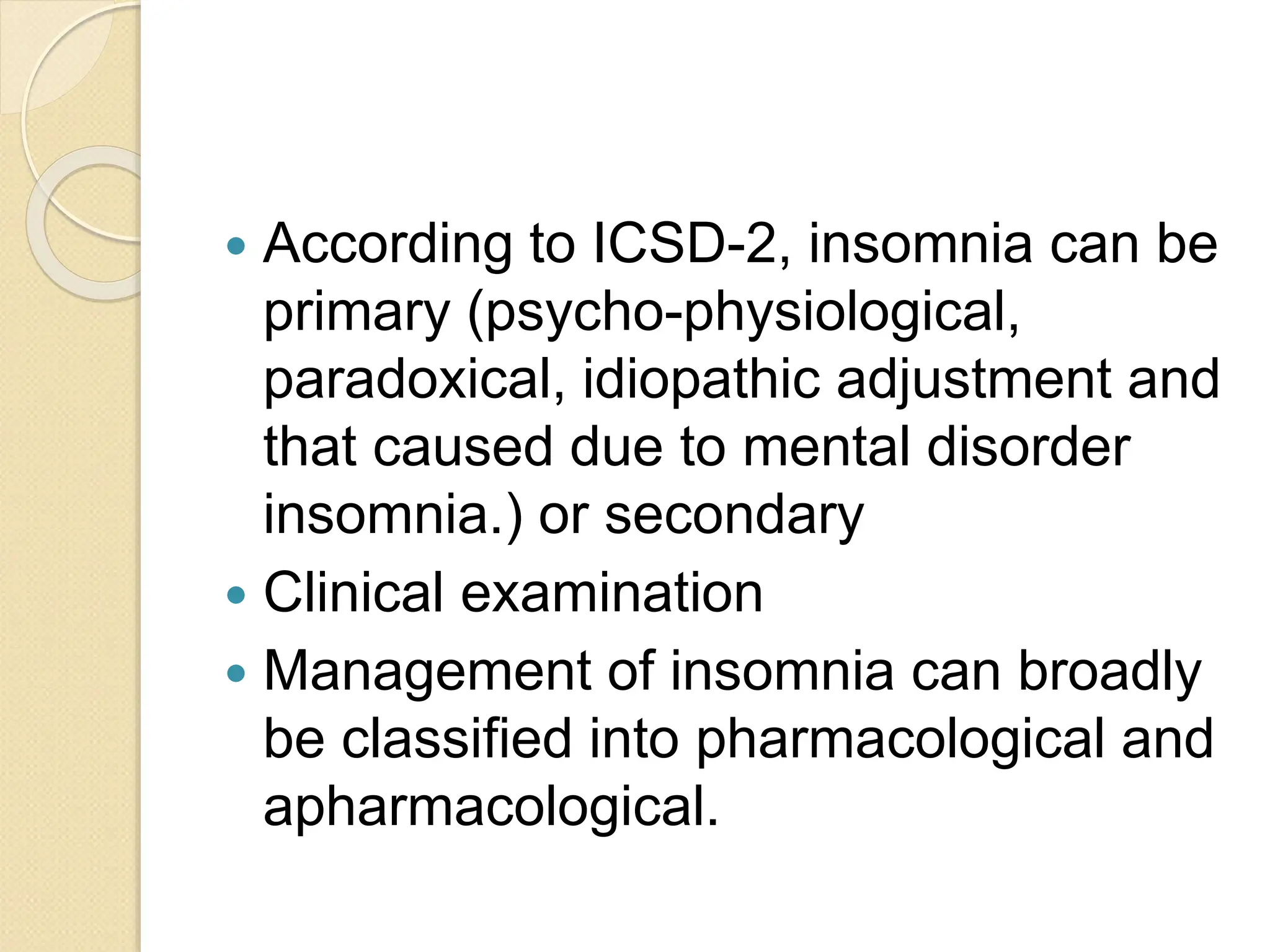 SLEEP , TYPES OF SLEEP AND ITS MANAGEMENT PPT.. | PPTX