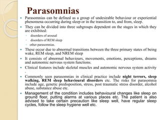 SLEEP , TYPES OF SLEEP AND ITS MANAGEMENT PPT.. | PPTX | Sleep ...