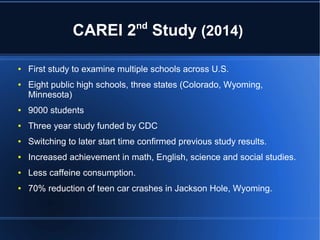 The Impact of Early School Start Times on Teens | ODP | Sleep Disorders ...