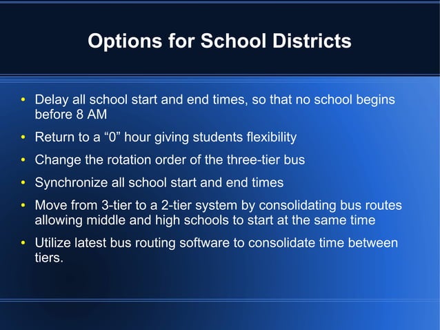 The Impact of Early School Start Times on Teens