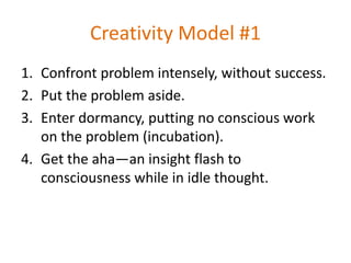 Creativity and Sleep | PPTX