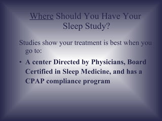 Sleep Apnea Presentation | PPT