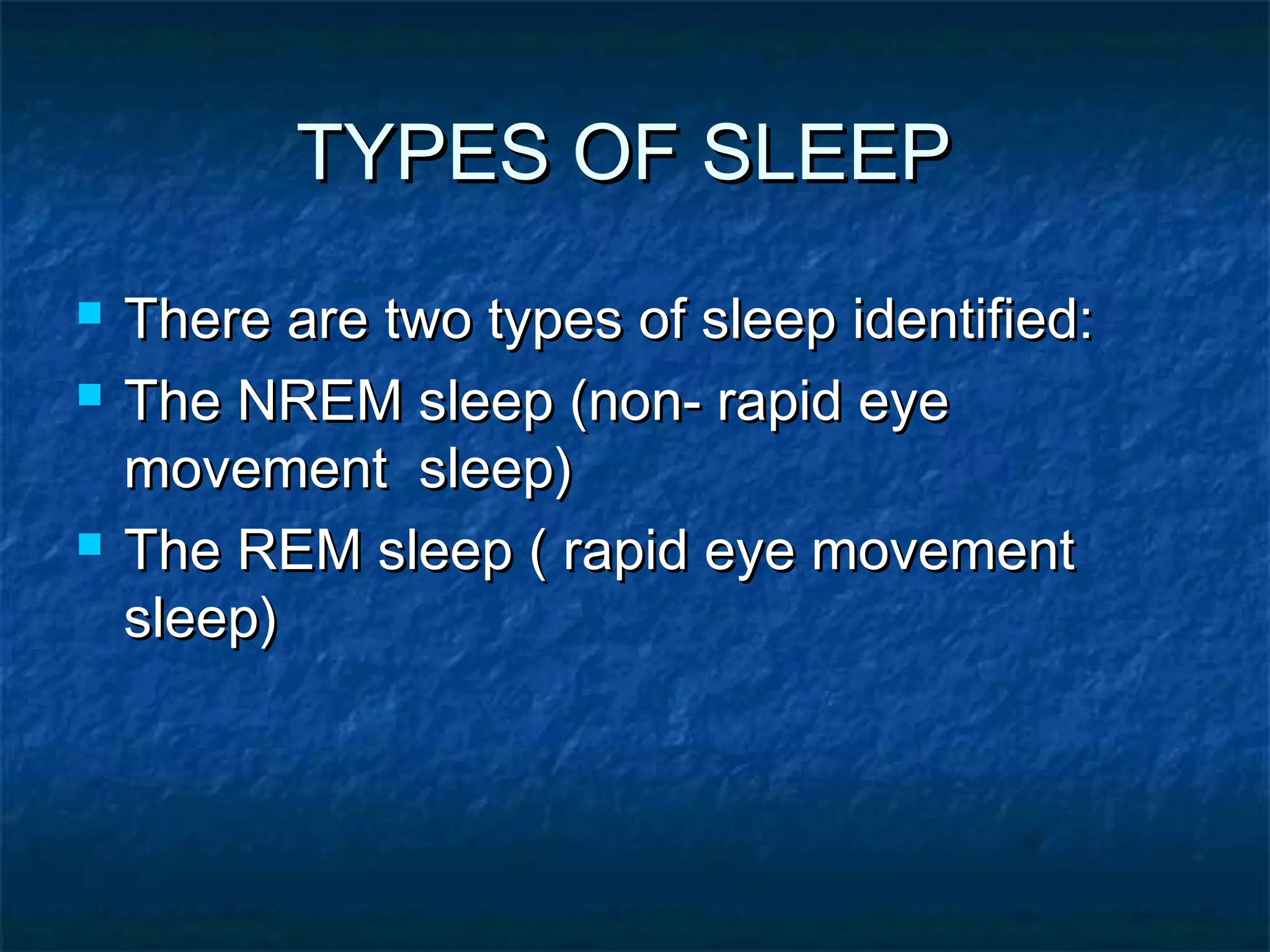 Sleep & rest pattern | PPT