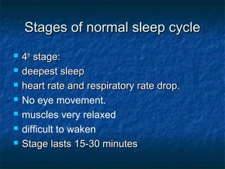 Sleep & rest pattern | PPT