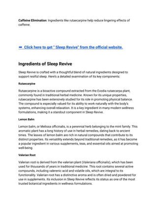 Sleep Revive Reviews_ How It Works, Benefits, Ingredients, and Possible ...