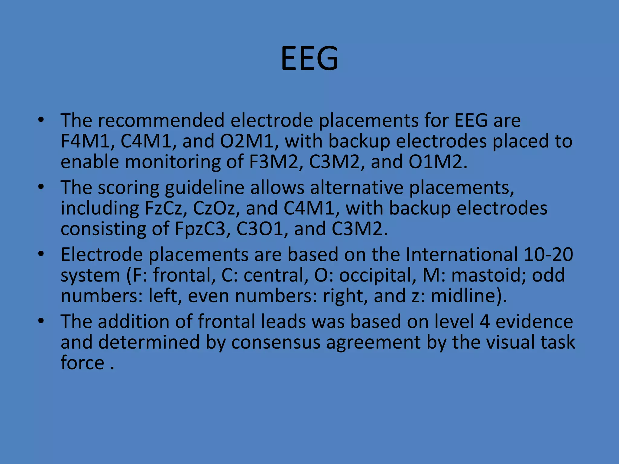 Sleep scoring guidelines santosh | PPT
