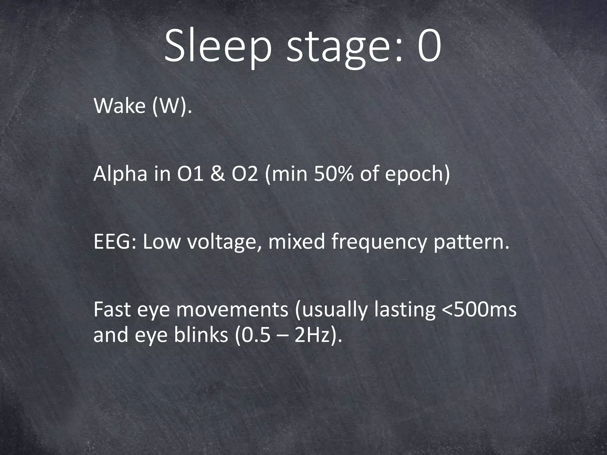 Sleep scoring using AASM | PPTX