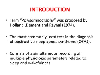 POLYSOMNOGRAPHY & EEG ACTIVATION METHODS | PPTX
