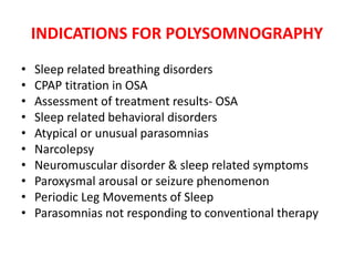 POLYSOMNOGRAPHY & EEG ACTIVATION METHODS | PPTX