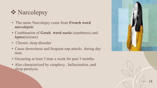 Sleep wake disorder.pptx Sleep wake disorder is a chronic problem ...