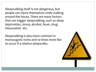 Sleepwalking | PPTX