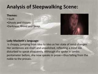 Lay Macbeth Sleepwalking
