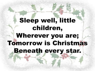 Sleep Well Little Children | PPTX