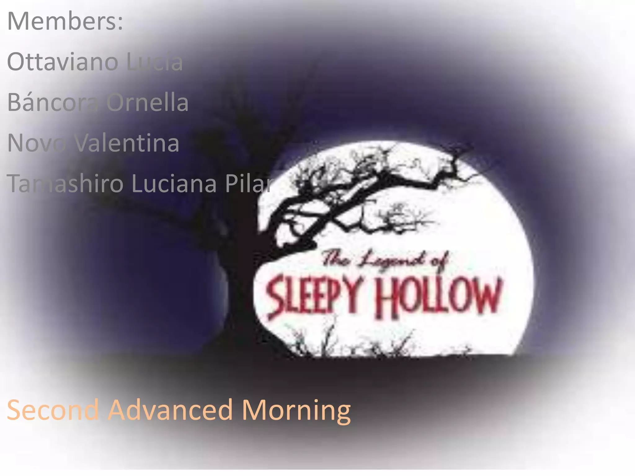 Sleepy hollow 11 | PPT