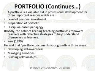 Self directed growth (professional development) | PPTX