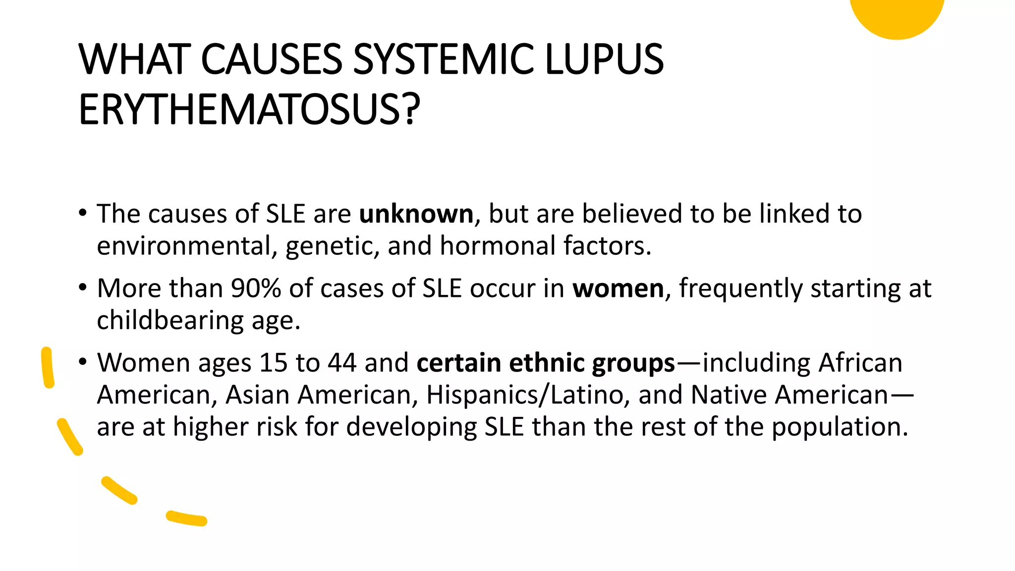 SYSTEMIC LUPUS ERYTHEMATOUS | PPTX | Blood Disorders | Diseases and ...