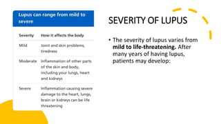 SYSTEMIC LUPUS ERYTHEMATOUS | PPTX | Blood Disorders | Diseases and ...